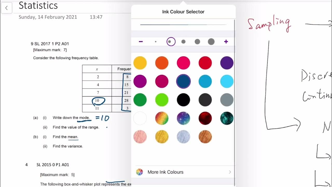 IB math AA Statistics and Probability full course lecture 1 - Basic Statistics - YouTube