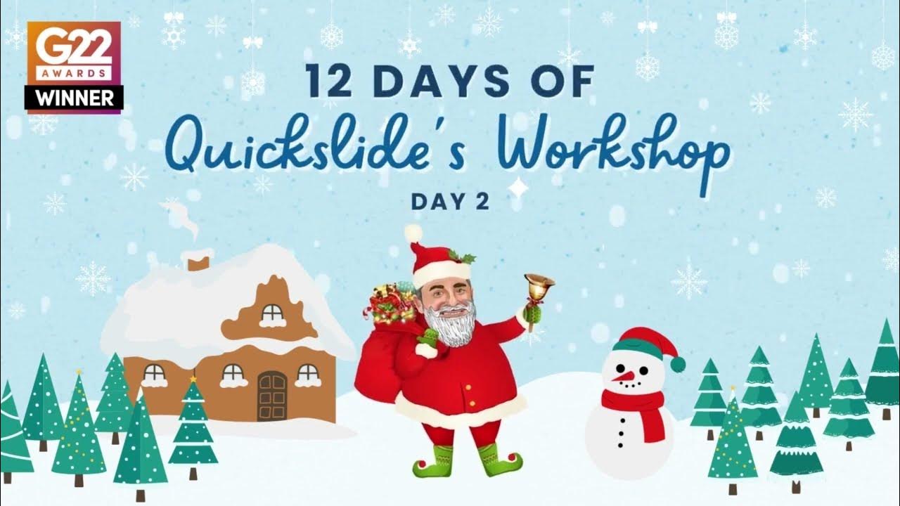 Day 2 Of Quickslide's Workshop - YouTube