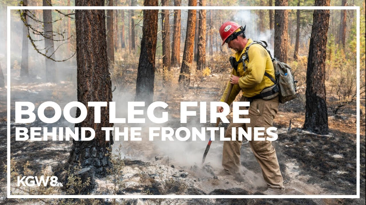 A look behind the front lines of the Bootleg Fire - YouTube