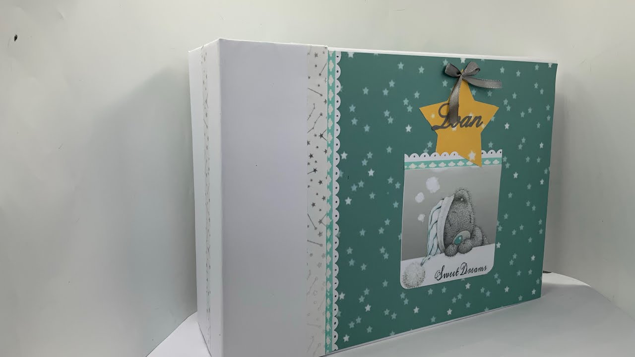 Album de naissance scrapbooking - YouTube