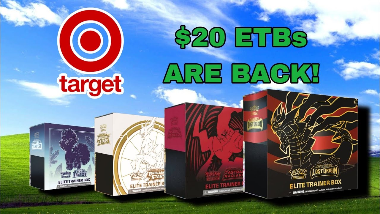 Best Pokemon Black Friday Target Deal! $20 For An Elite Trainer Box ...