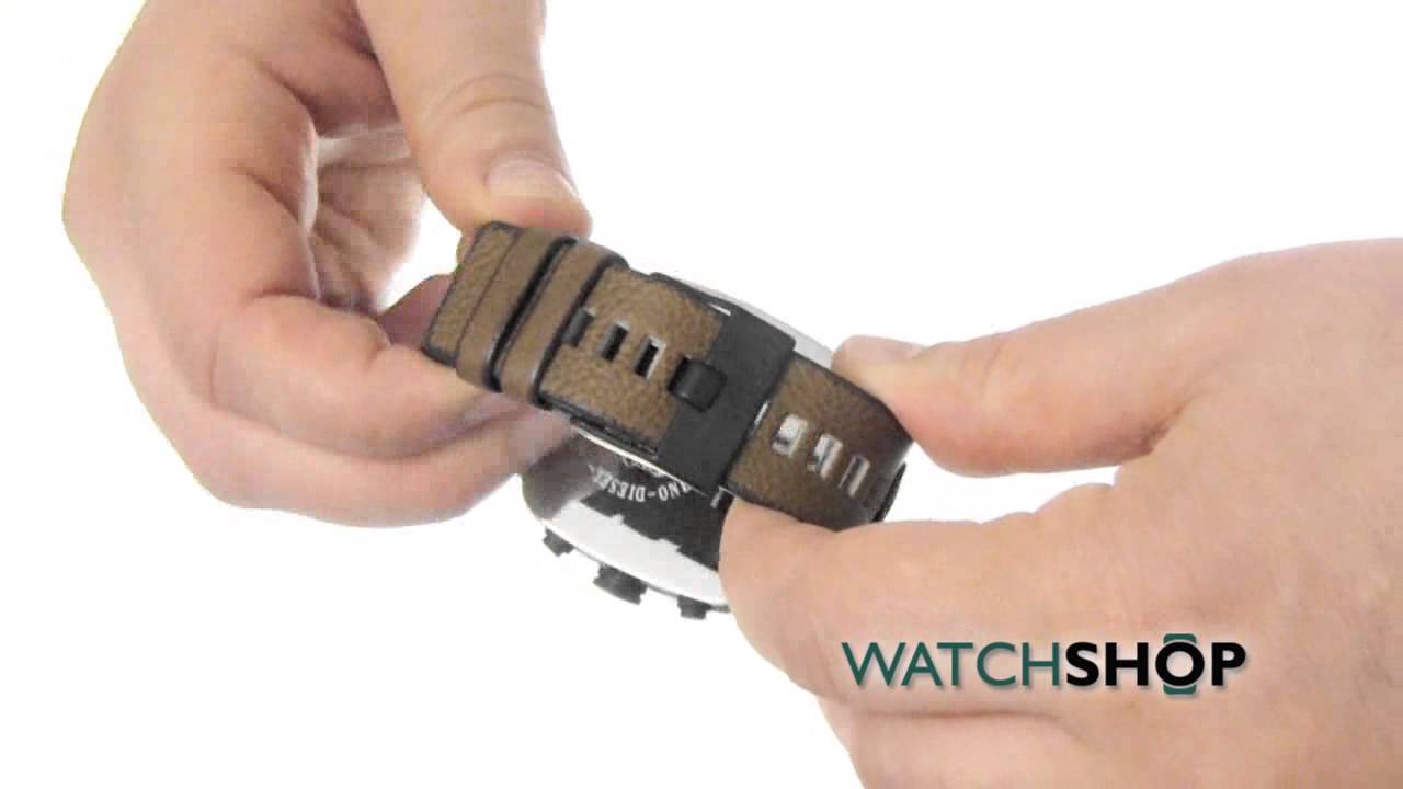 Men's Diesel Square Franchise Chronograph Watch (DZ4303) - YouTube