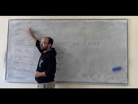Lecture 20 : substitution and master theorem - YouTube