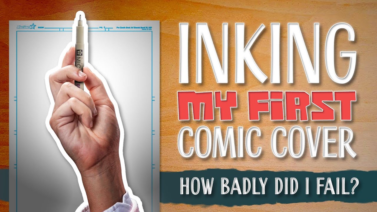 Inking Comics: Tips for Beginners - YouTube