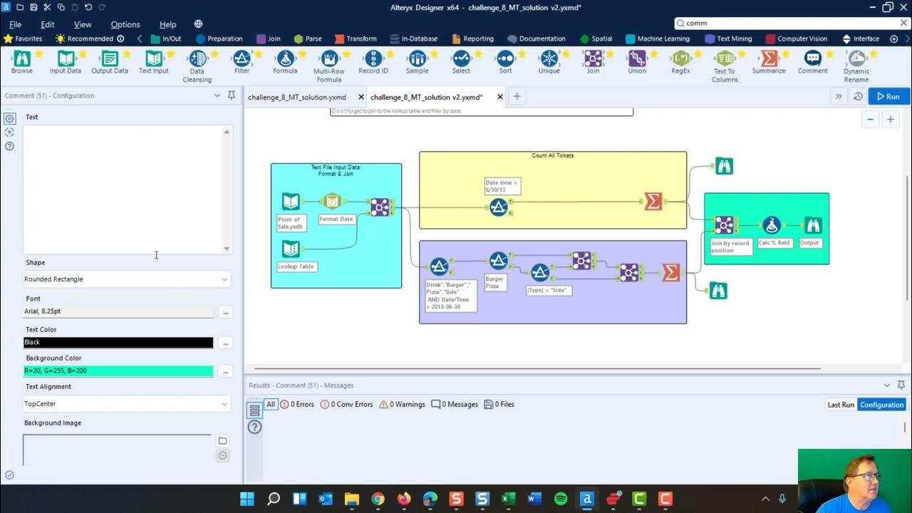 Alteryx Tutorials, Challenge #8, Fundamental - YouTube