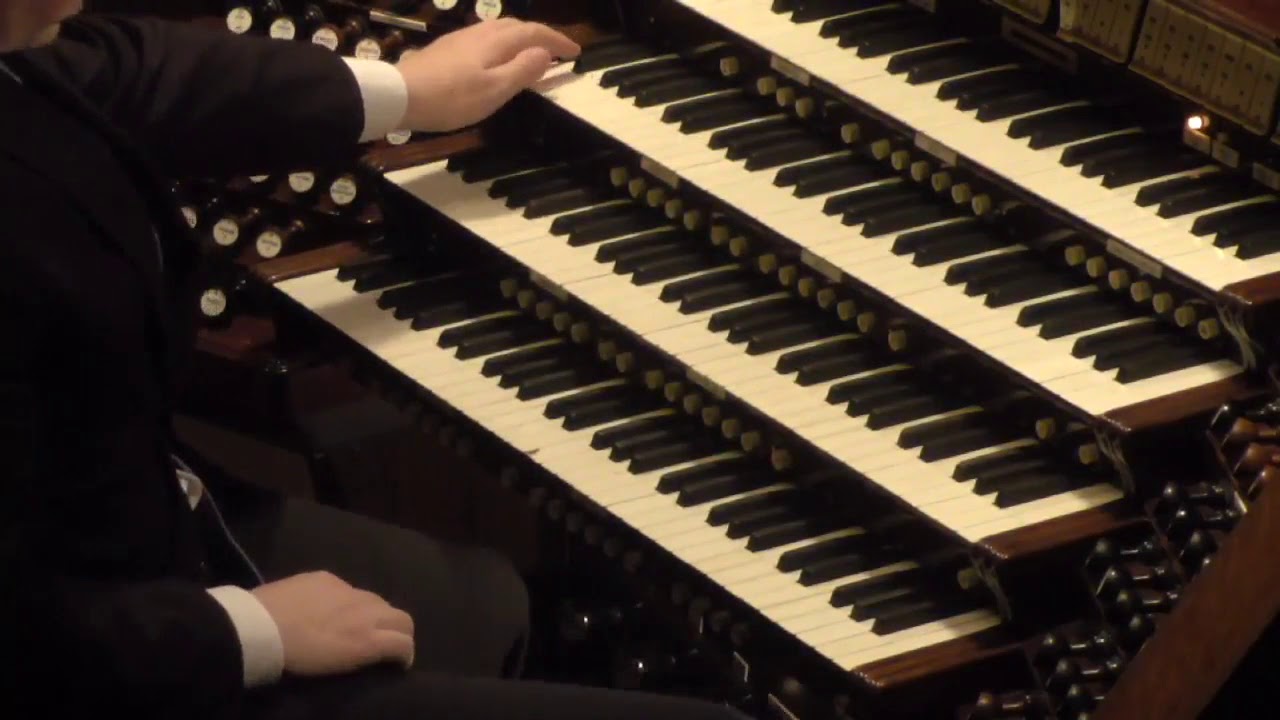 Thomas Gaynor plays Widor Symphony V, i. Allegro Vivace - YouTube