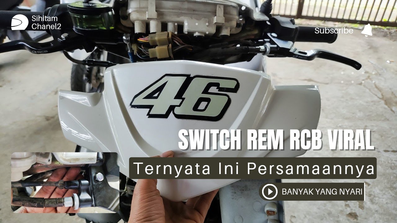 SWITCH REM RCB BELAKANG DAN DEPAN (Persamaan Switch Rem RCB) - YouTube