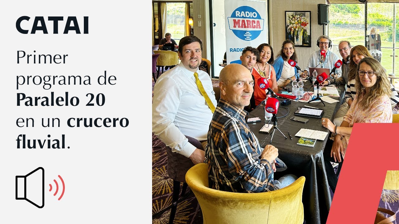 Primer programa de Paralelo 20, de #RadioMarca, en nuestro crucero ...