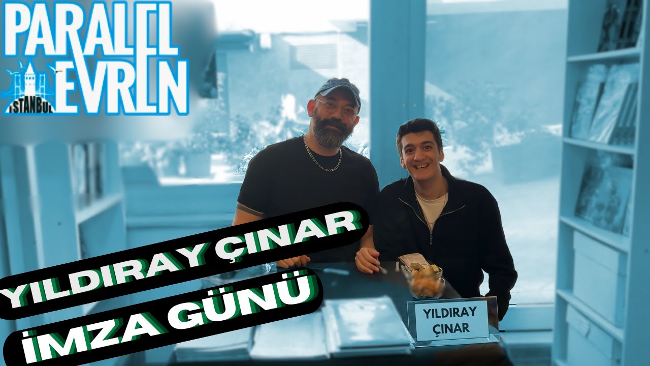 YILDIRAY ÇINAR İMZA GÜNÜ | PARALEL EVREN ÇİZGİ ROMAN DÜKKANI İMZA GÜNÜ ...