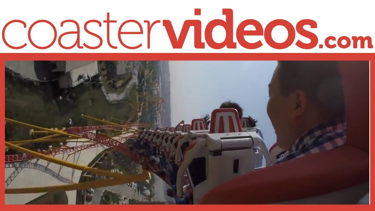 Flash Mack Rides Megacoaster @ Lewa Adventure, China Front- and Backrow ...