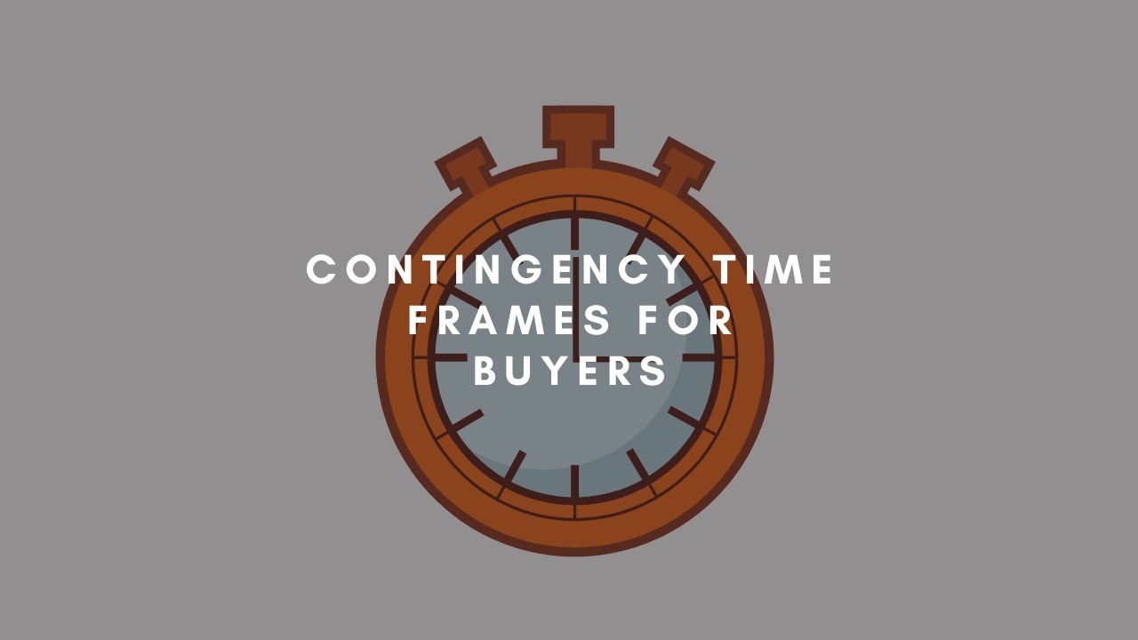 Contingency Timeframes Buyer Version - YouTube