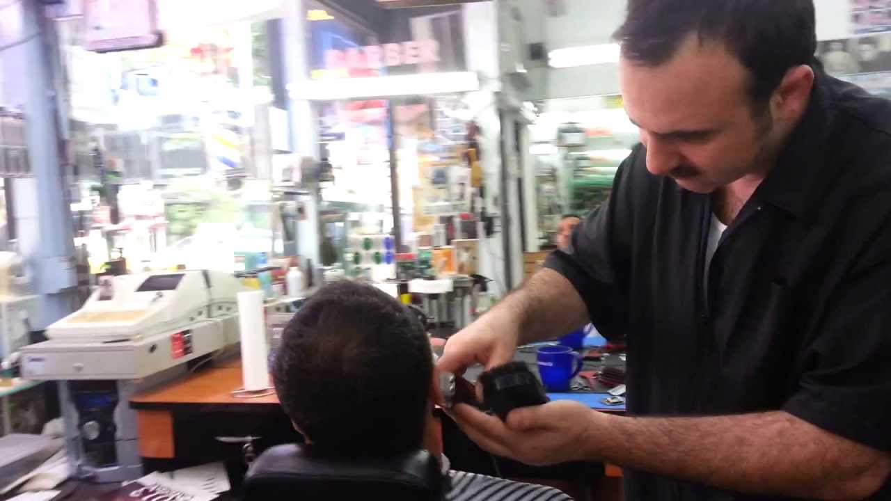 GOLDEN BARBER SHOP NYC - YouTube