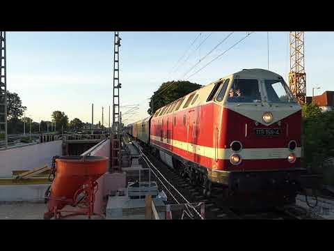 Baureihe DR 119 mit Sonderzug - Berlin macht Dampf 119 158 - YouTube