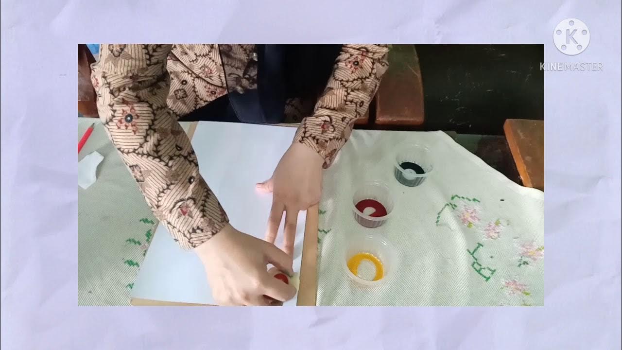 menggambar menggunakan lilin - YouTube