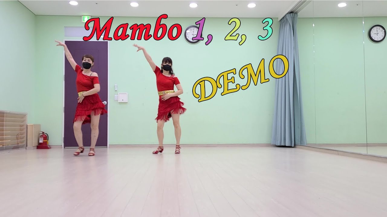 Mambo 1, 2, 3 line dance( Beginner) - YouTube