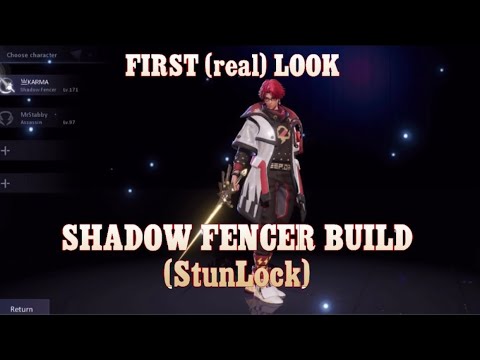 Shadow Fencer Stun Lock Build And Test! First Glimpse of The New Class ...