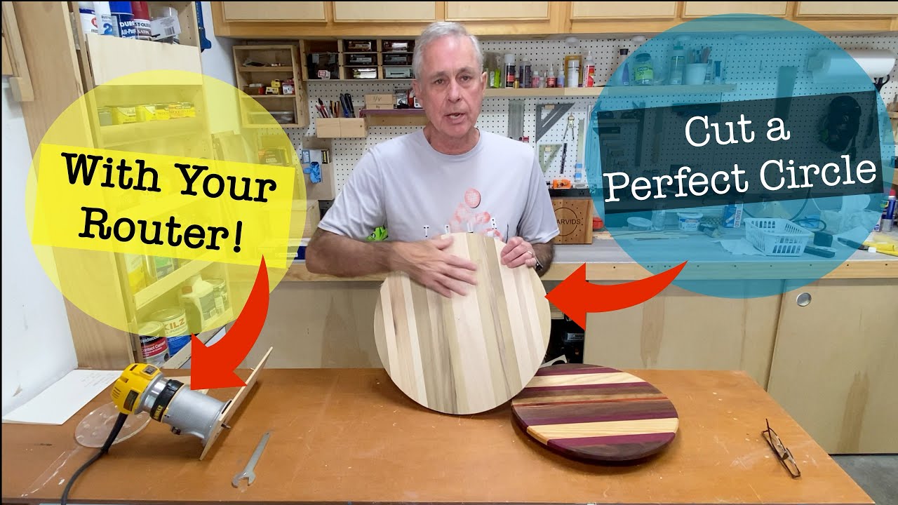 Cut Perfect Circles With Your router! - YouTube