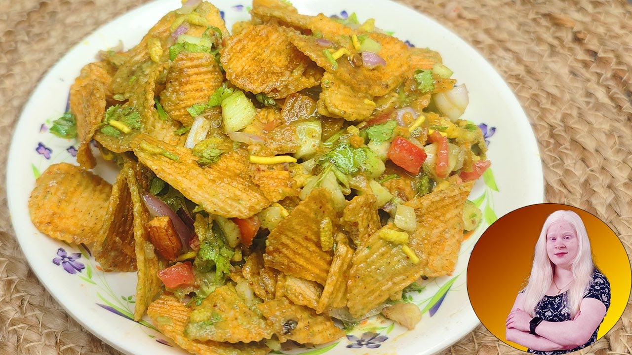 Instant 1 Minute Recipe | Chips Bhel With Twist | Evening Chaat Recipe ...