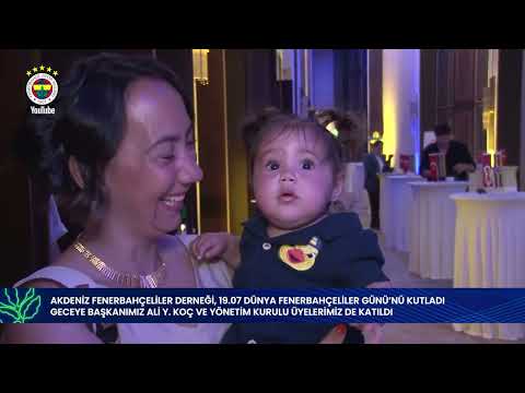 Akdeniz Fenerbahçeliler Derneği 19.07 Dünya Fenerbahçeliler Günü'nü Kutladı