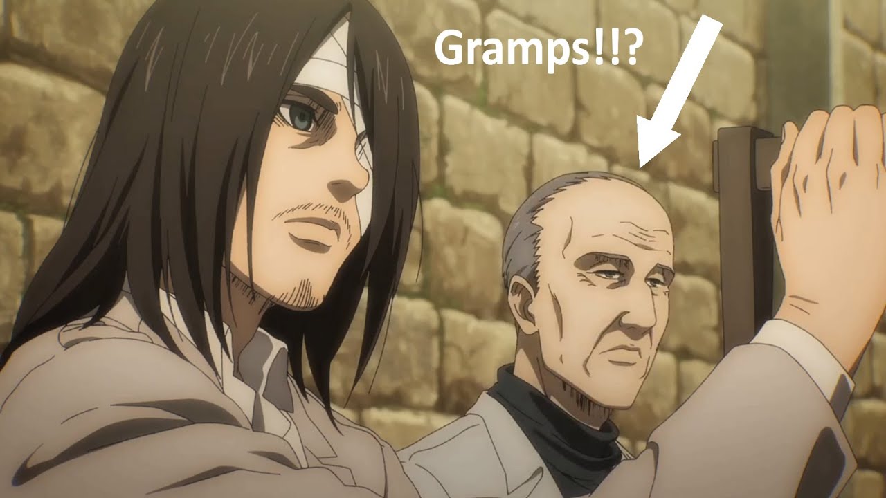 Eren Meets Grandfather Season 4 Episode 4 Dr Yeager Youtube