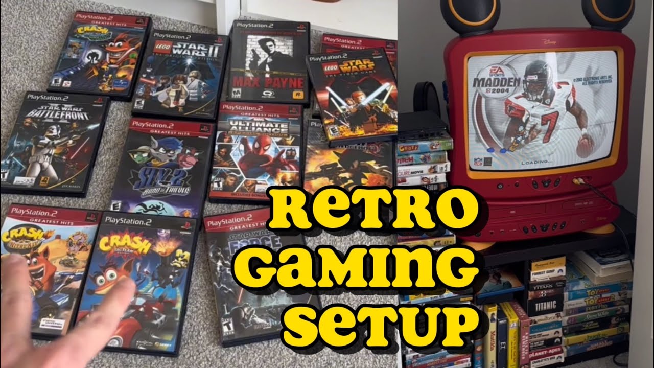 My Retro Gaming Setup - YouTube