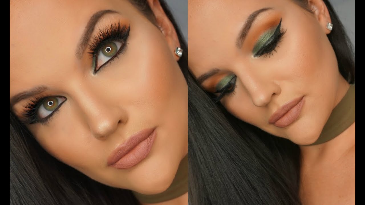 Emerald Green & Dramatic Liner | Fall 2016 Makeup Tutorial - YouTube