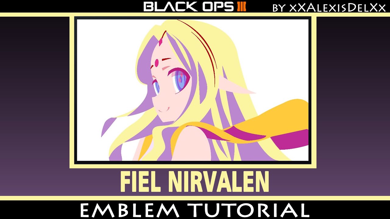 Black ops 3 - Emblem Tutorial - No Game No Life - Fiel Nirvalen - YouTube