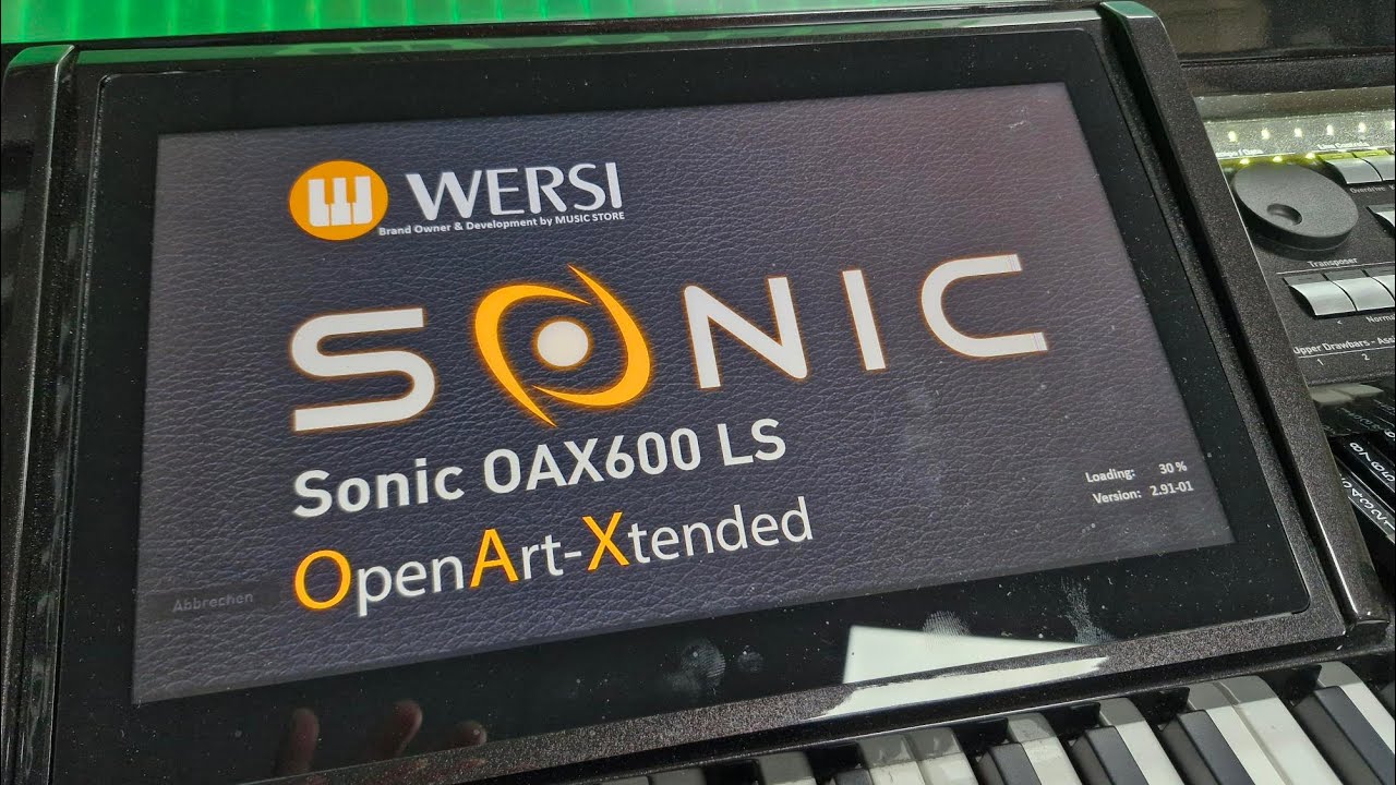 Wersi Sonic OAX600LS : Allens Music Organ & Keyboard Showcase 22 - YouTube