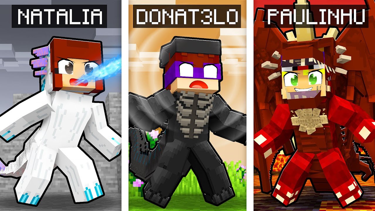 MINECRAFT... MAS TEMOS RAÇAS de KAIJUS!! (Shimo,Godzilla,Destroyah ...