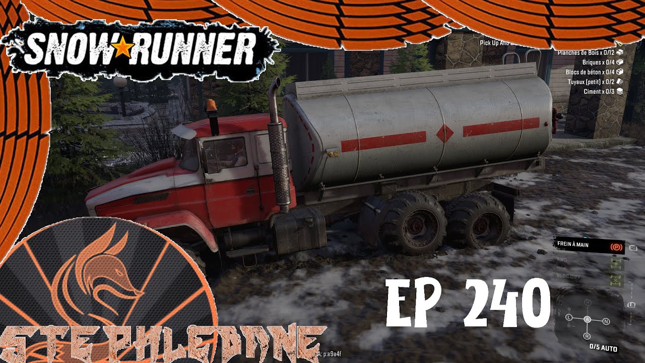 SnowRunner / Les Routiers de l'Extrême / Suite de la Map Bennington et ...