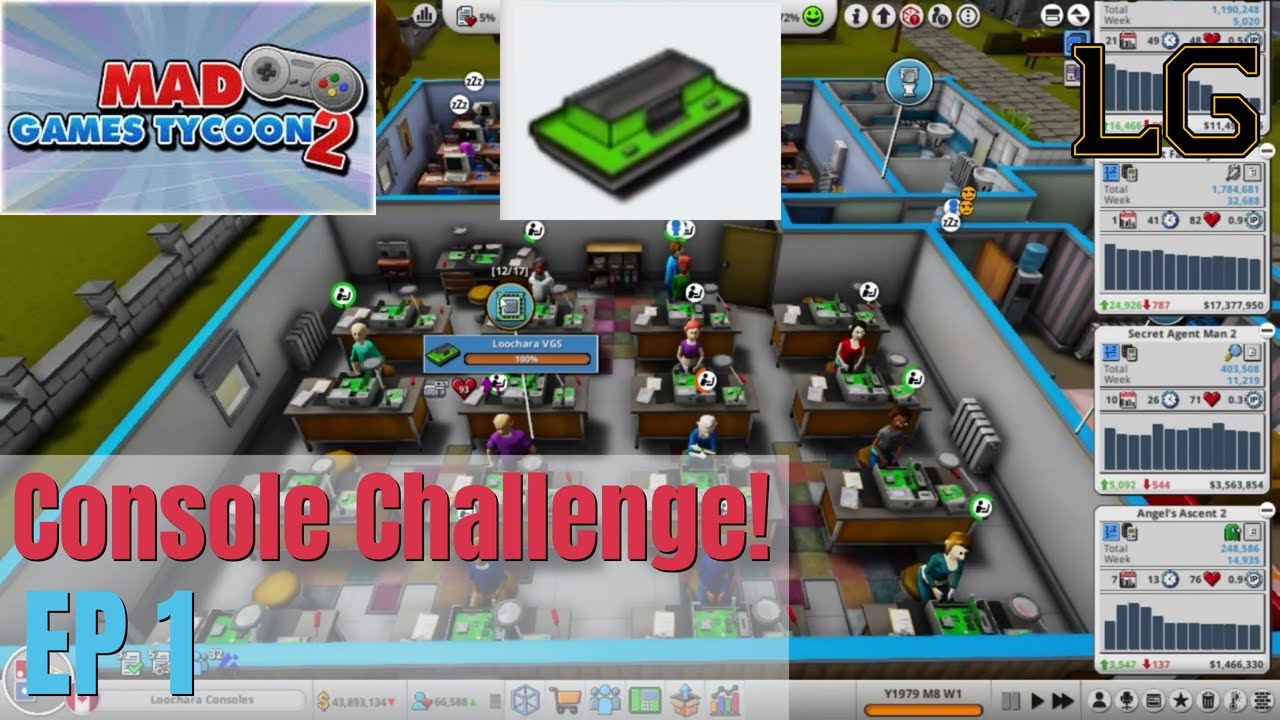 How Many Consoles Can I Sell In Mad Games Tycoon 2 - Ep 1 - YouTube