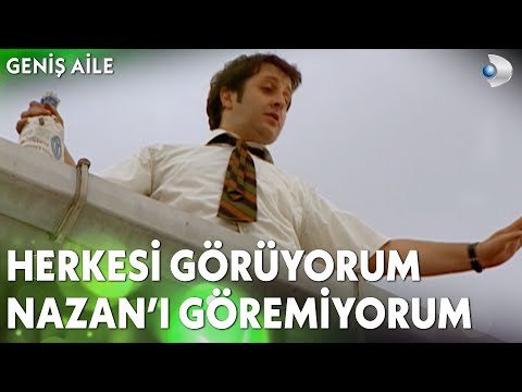 Mürsel aşkından çatıya çıktı - Geniş Aile 17. Bölüm