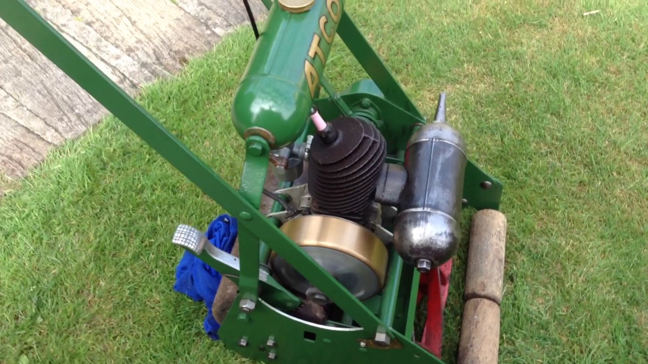 Vintage Atco mower start. - YouTube