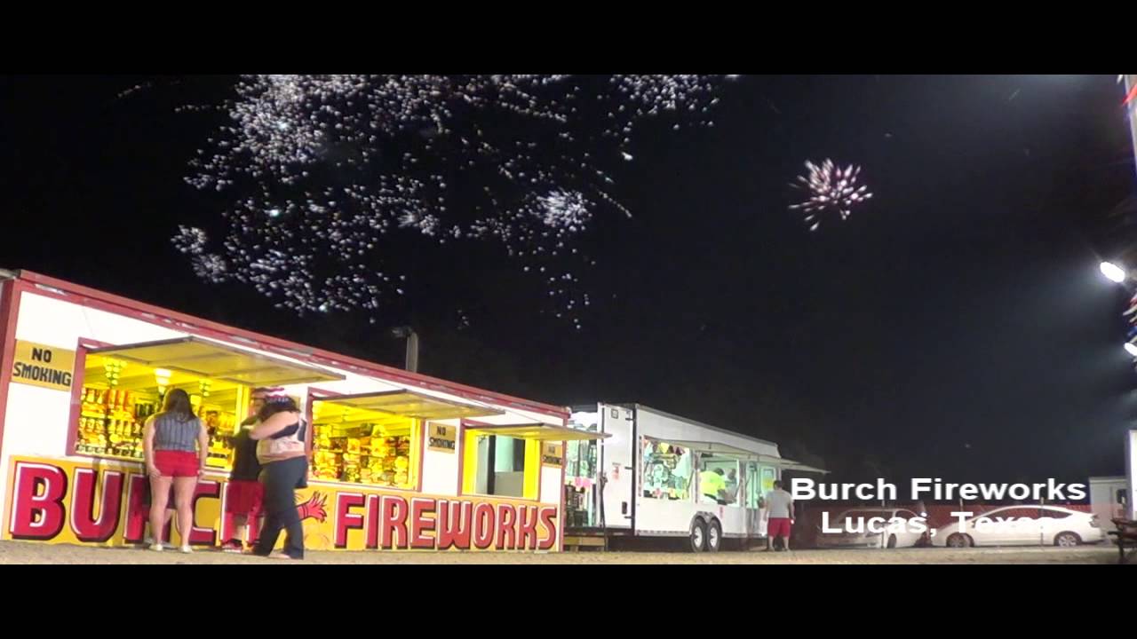 Burch Fireworks, Lucas, Texas - YouTube