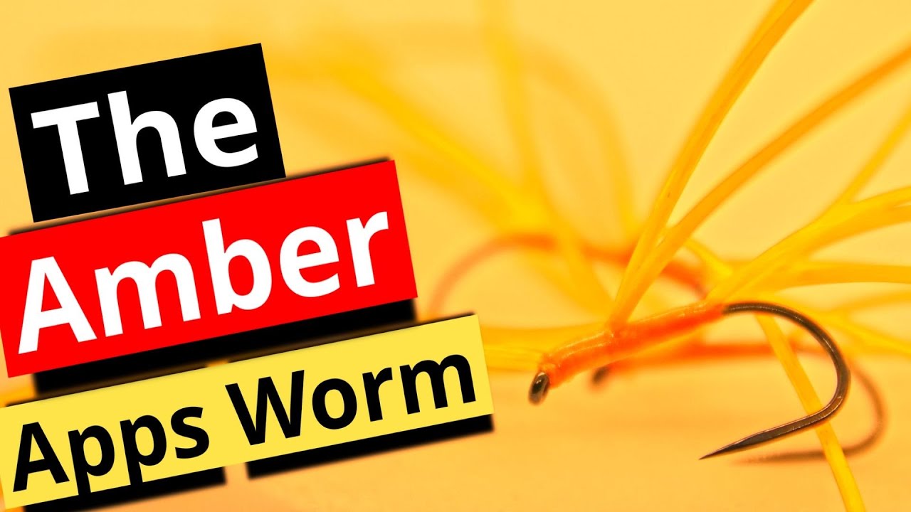 How to tie an Apps Worm (Amber) for Fly Fishing - YouTube