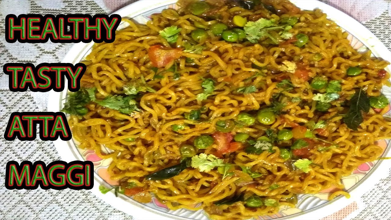 Atta noodles | Maggi atta noodles | Vegetable Masala Maggi Recipe - YouTube