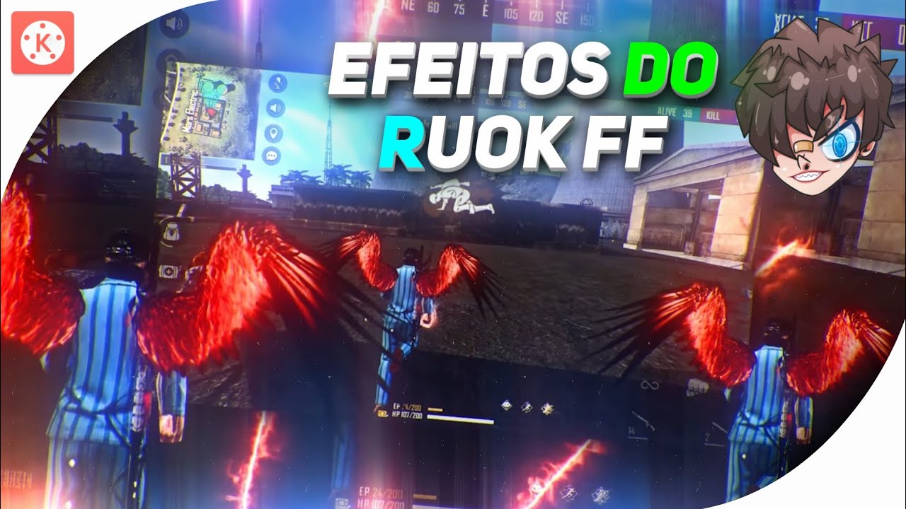 COMO FAZER EFEITOS DE VIDEOS DO RUOK FF - COMO FAZER EFEITO DE ASA NO ...