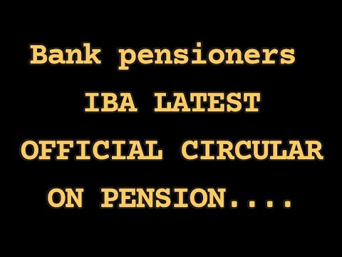 Bank pensioners - IBA - YouTube