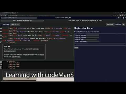 (ARCHIVED) Learn HTML Forms by Building a Registration Form - Step 25 - YouTube
