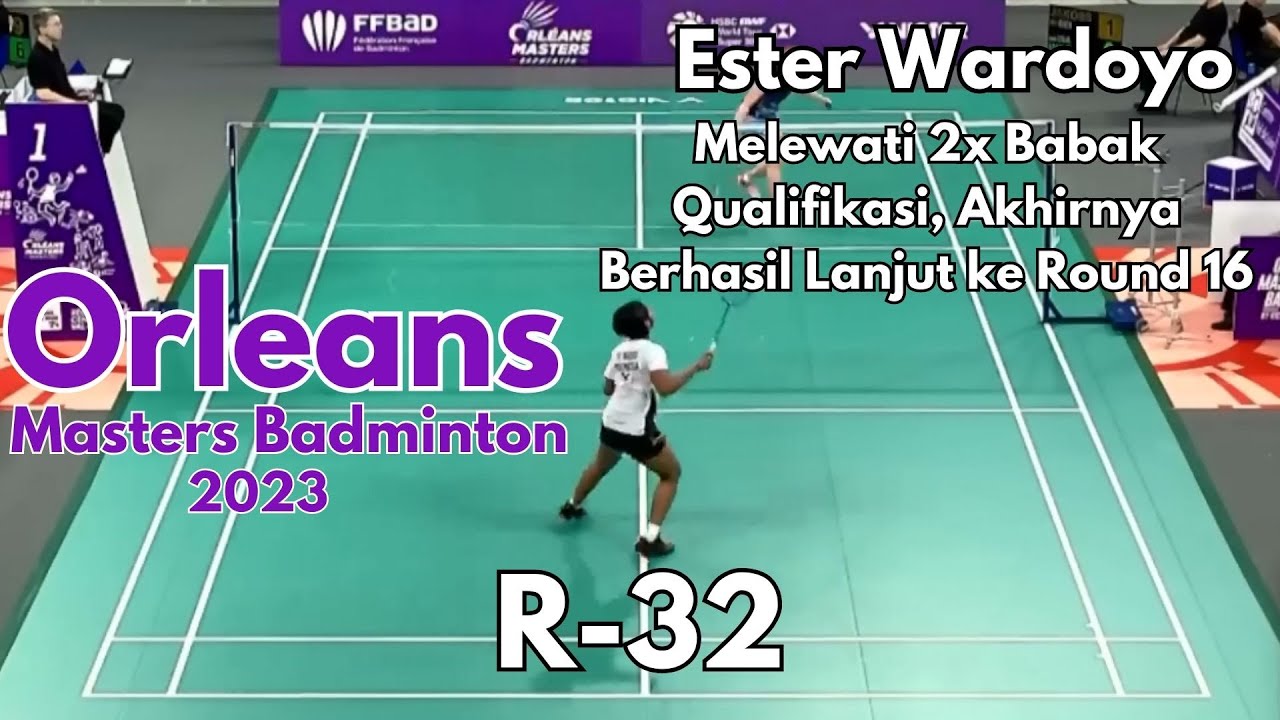 Ester Nurumi Tri Wardoyo vs Julie Dawall Jakobsen Badminton Orleans ...