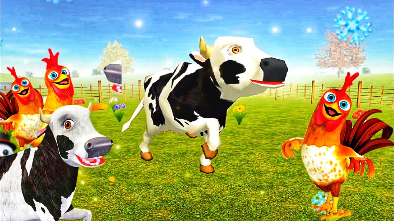 El Pollito Pio 3D - Pio Pio Remix - Granja de Zenon La Vaca Lola remix ...