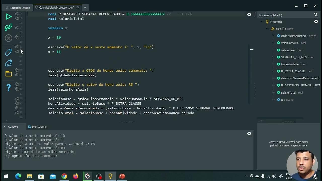 Portugol: O que é uma constante e qual a diferença para uma variável ...
