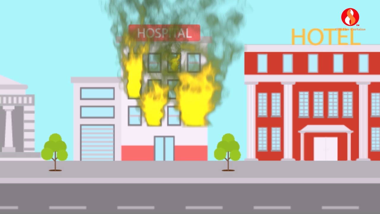 Fire Curtain & Fire Window @ Hospital - Animation - YouTube