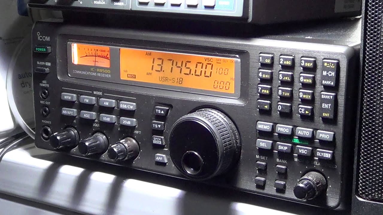 Radio Thailand on Icom IC R 8500 - YouTube
