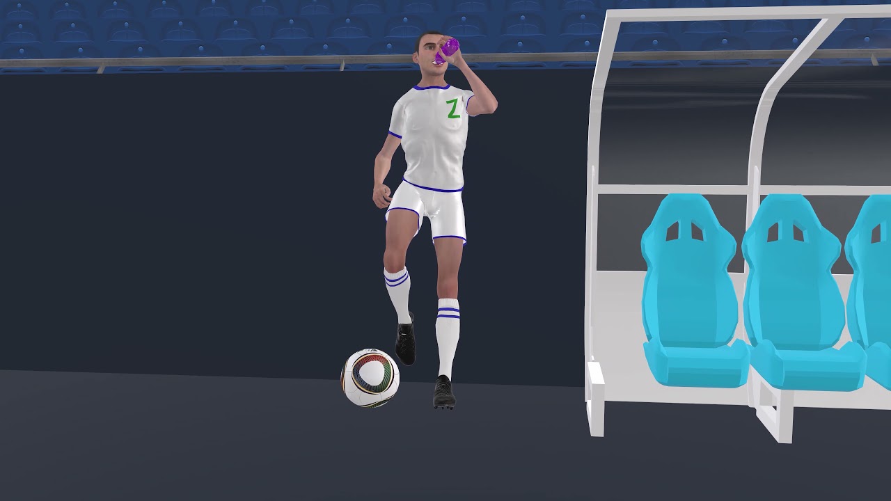 Character resting animation - YouTube