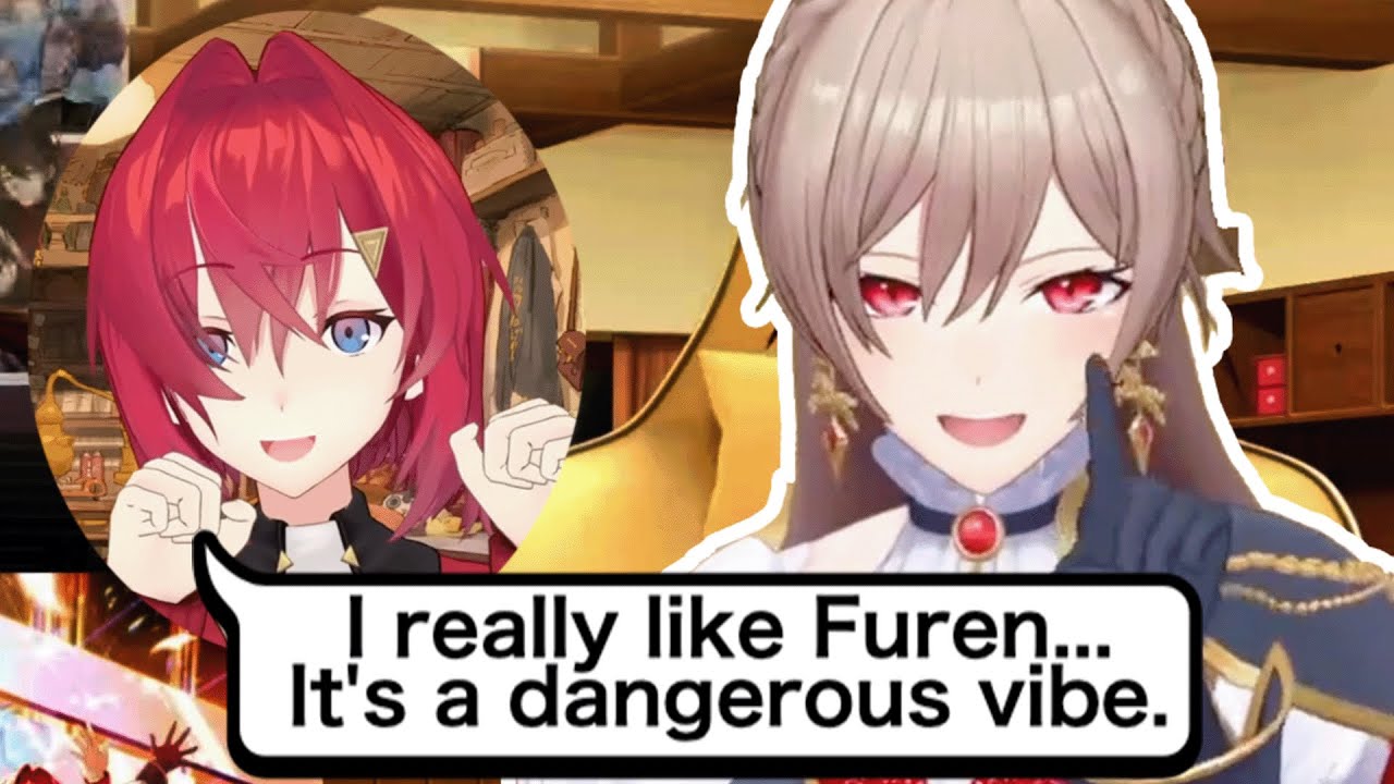 【2 points of view/ENGSUB】Ange likes Furen and Furen's reaction.【Furen ...