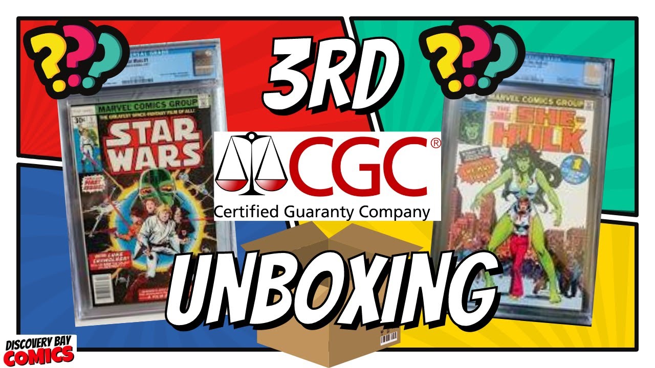 CGC Unboxing | Review of my 3rd CGC comics unboxing and LIVE Reactions ...