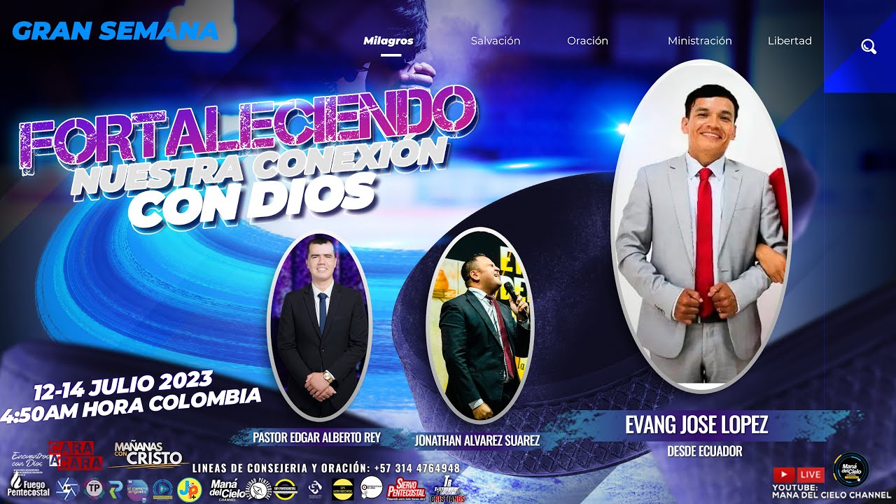 🔴ENCUENTROS CON DIOS CARA A CARA🙌🏻Gran Semana🙌🏻Fortalece tu CONEXIÓN👏 ...