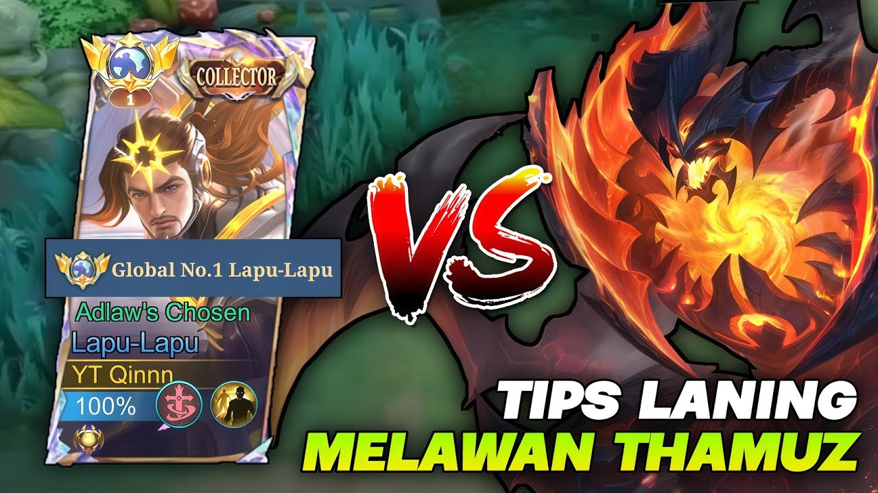 TIPS LANING MELAWAN THAMUZ DI EXP LANE !! TOP GLOBAL LAPU LAPU - MOBILE ...