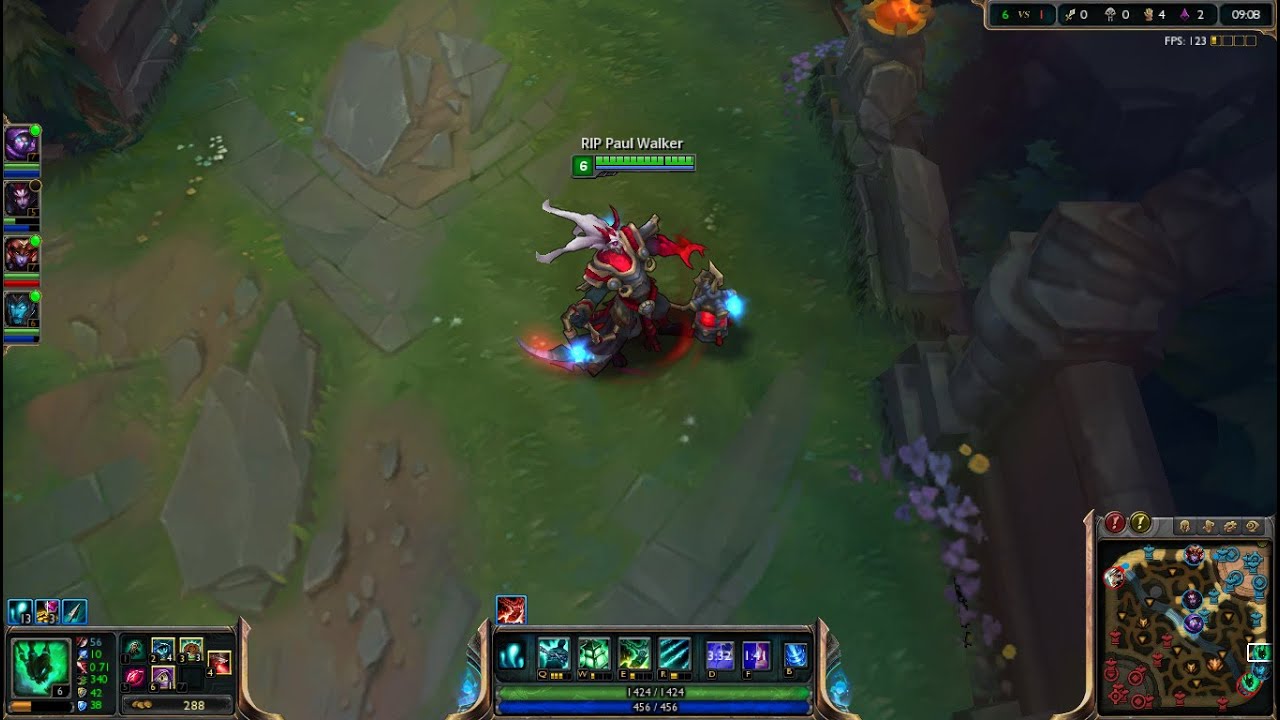 New Blood Moon Thresh Skin - 975RP - In Game Preview - PBE Server - 4. ...